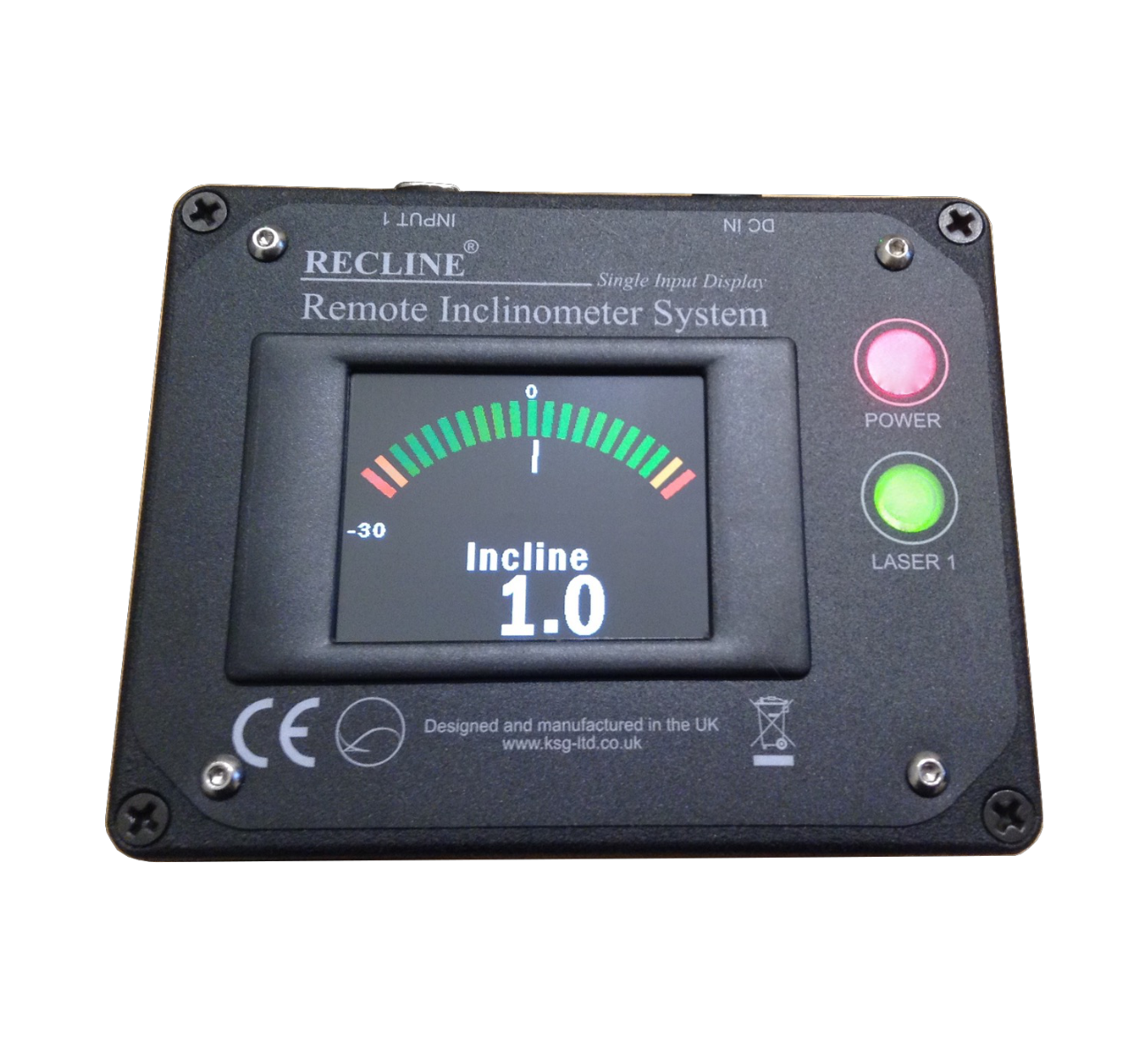 KSG Sensors - RECLINE Inclinometer 2 Way Set - MLE Group Hire