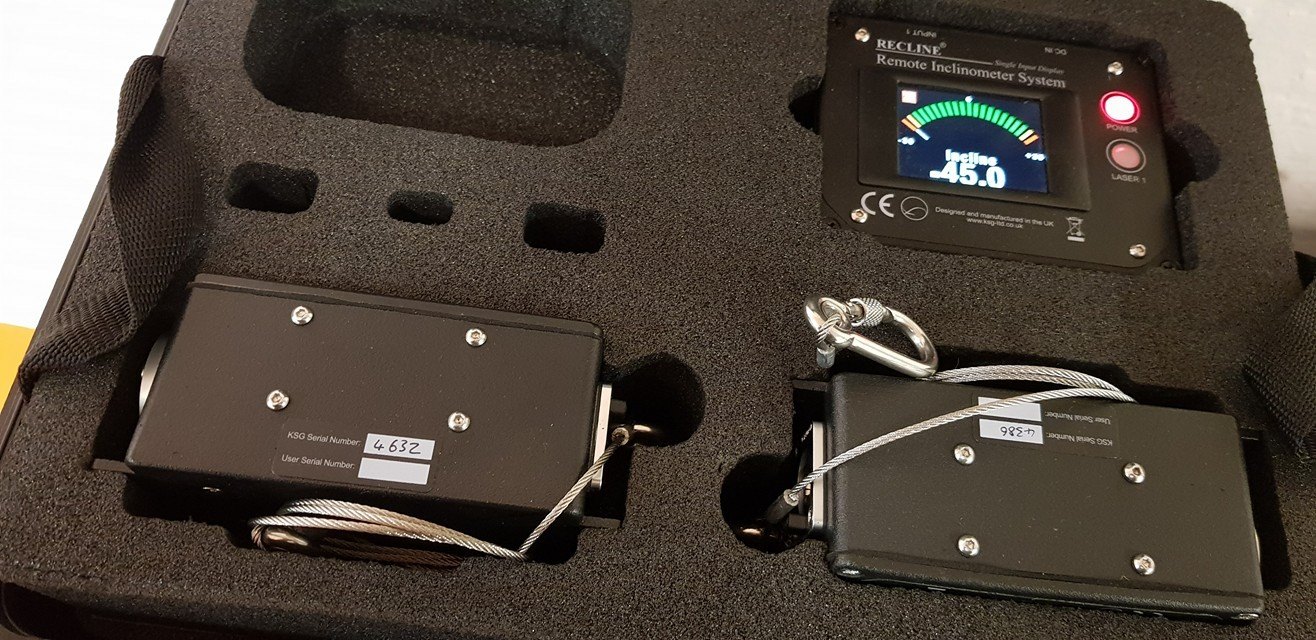 KSG Sensors – RECLINE Inclinometer 2 Way Set – Remote Inclinometer ...
